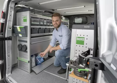 Service Vehicles - Van Racking and Shelving | bott vario3